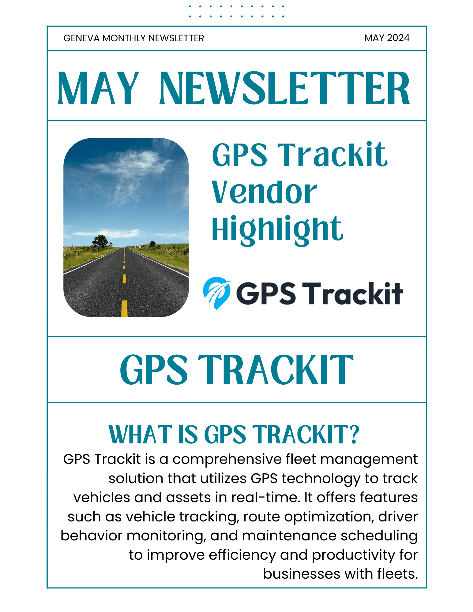 Geneva May Newsletters | SSA Technology